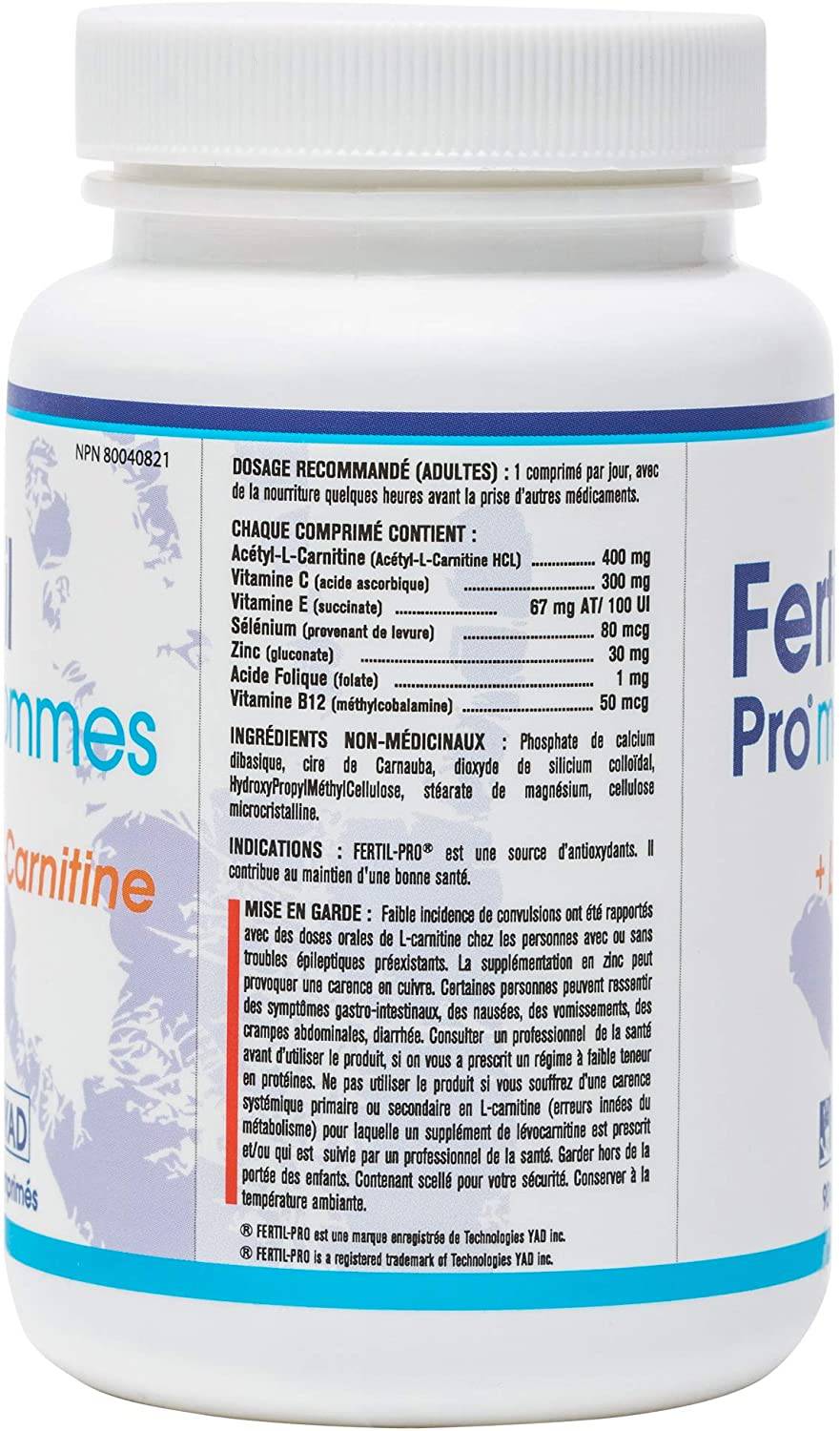 Fertil Pro Men (Fertilia Men), 90 Tablets | Toronto Wellness Pharmacy